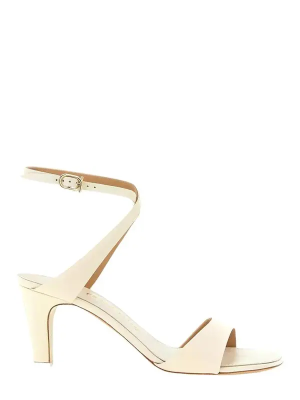 FERRAGAMO Square-toe Ankle-strap Sandals - Neutrals
