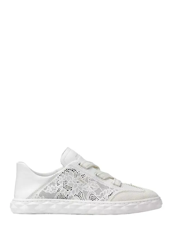 JIMMY CHOO Diamond Light Flex Sneakers - White