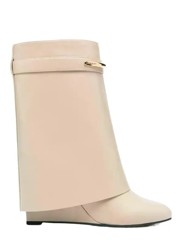 Givenchy Shark Pinch Heel Ankle Boots - Neutrals