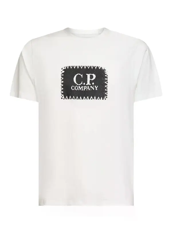 C.P. COMPANY Logo-print T-shirt - White