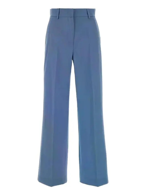 Max Mara Visivo Wool Trousers - Blue