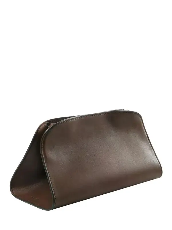 THE ROW Peggy Clutch - Brown