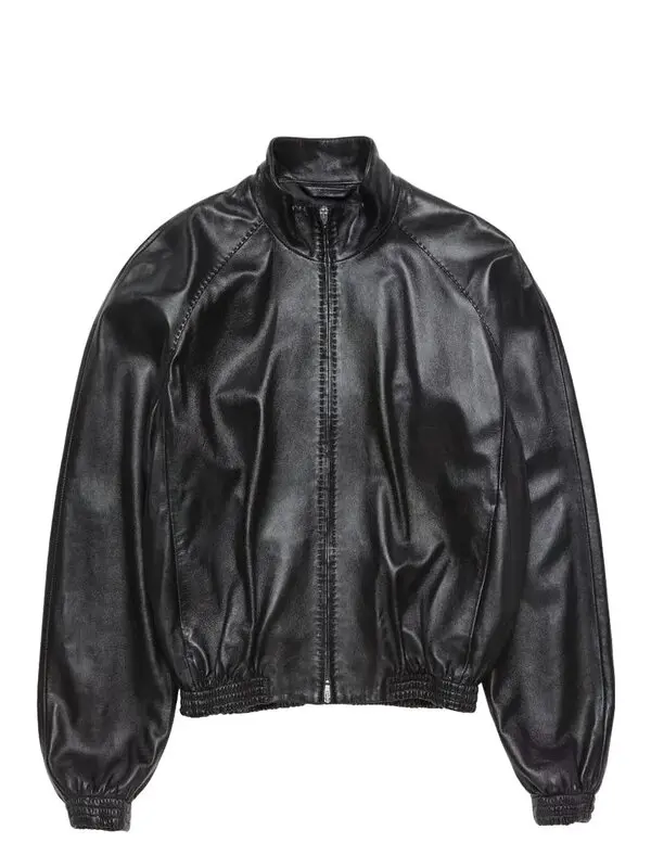 Acne Studios Full-zip Leather Jacket - Black