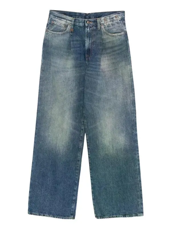 R13 Wide Leg Damon Jeans - Blue