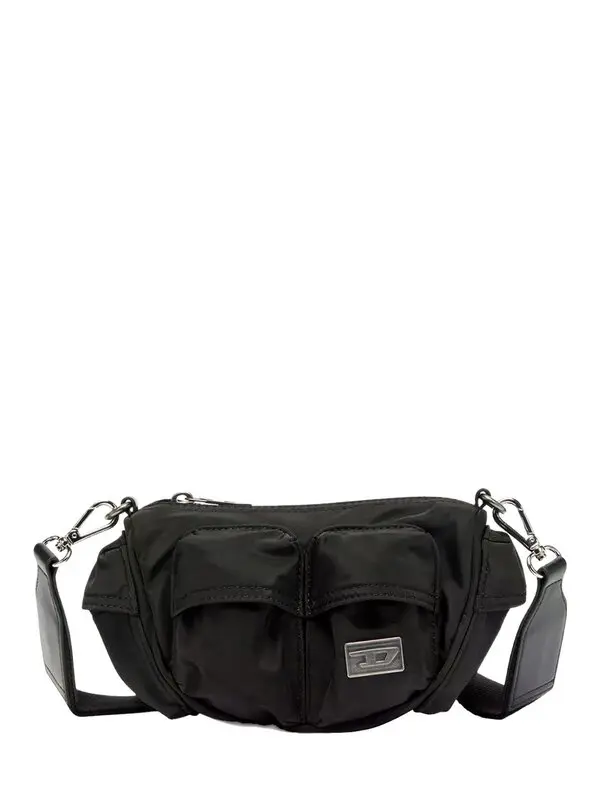DIESEL® Cross Body Bag With Multiple Pockets - Black