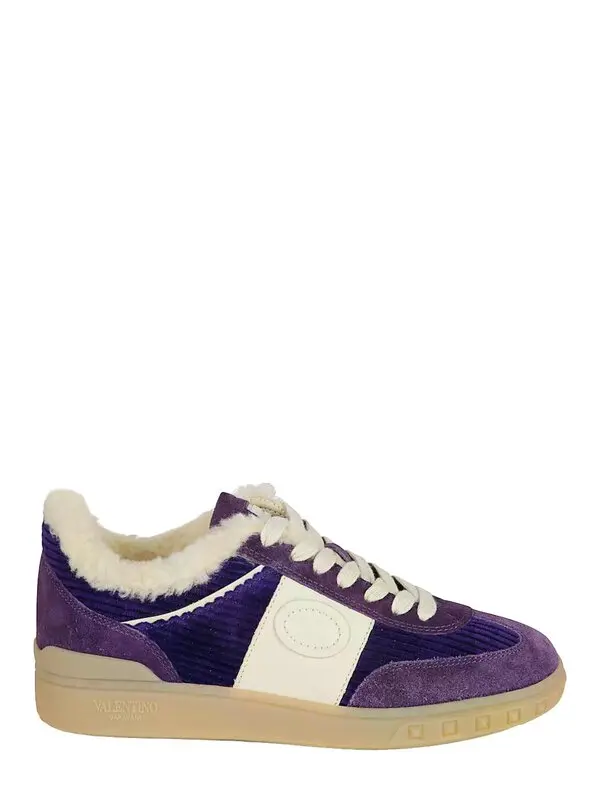 Valentino Garavani Upvillage V-logo Lace-up Sneakers - Purple