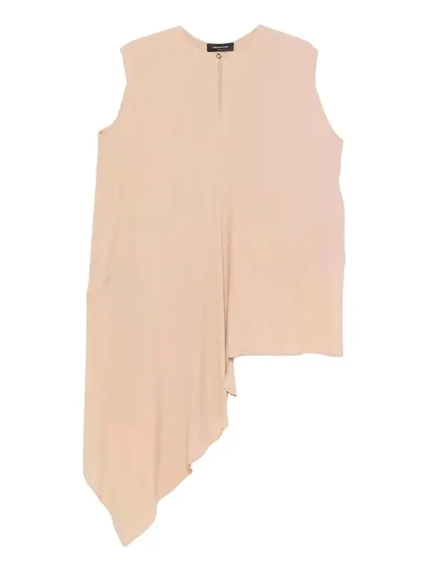 Fabiana Filippi Asymmetric Hem Blouse - Neutrals