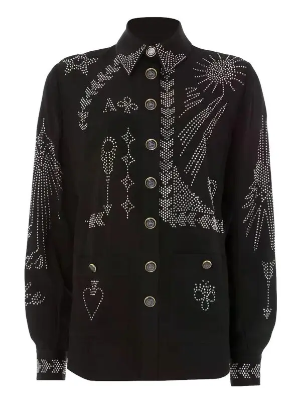 TEMPERLEY LONDON Villanelle Embellished Jacket - Black