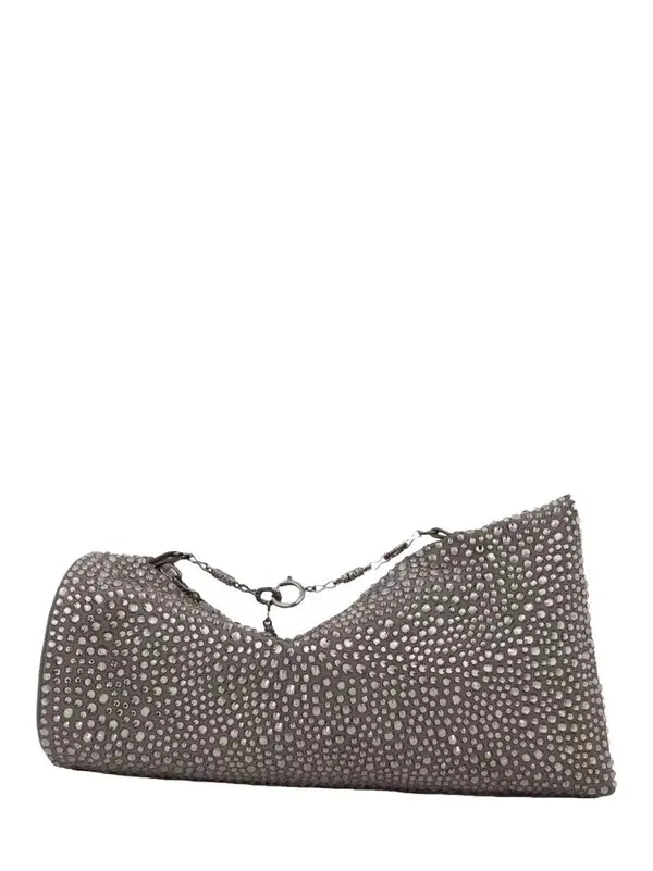GEMY MAALOUF Crystal-embellished Clutch - Grey