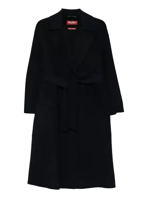 Max Mara Belted Coat - Blue