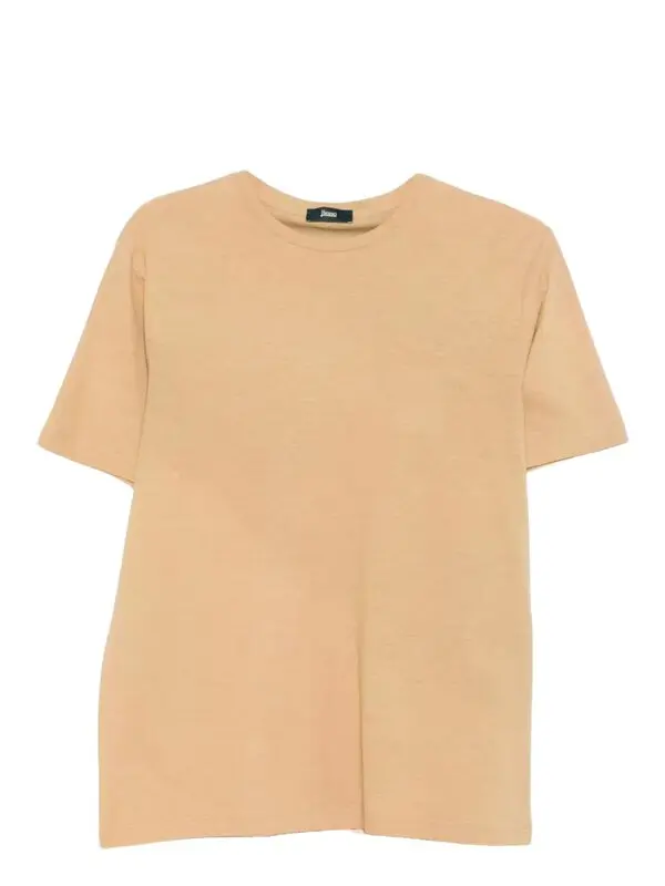 Herno Round-neck T-shirt - Neutrals
