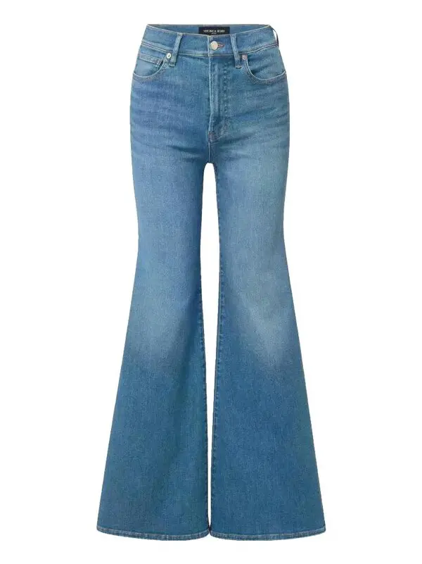 Veronica Beard Joplin Flared Jeans - Blue