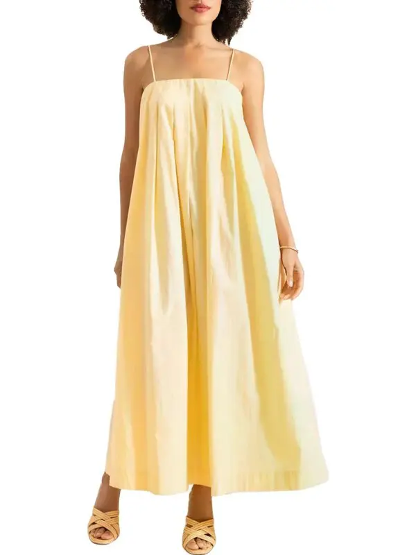 Faithfull The Brand Lopez Maxi Dress - Yellow