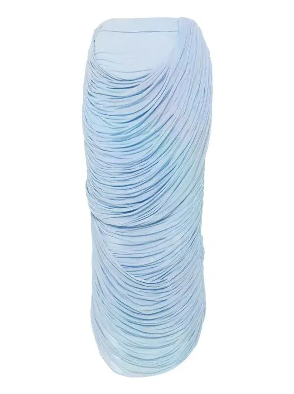 Magda Butrym Draped Midi Skirt - Blue