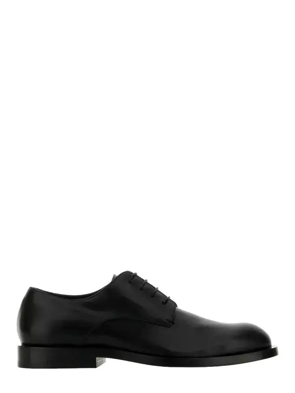 JIL SANDER Leather Derby Shoes - Black