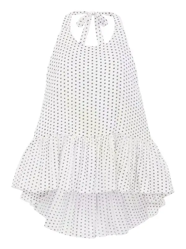 Azeeza Winston Polka-dot Top - Neutrals
