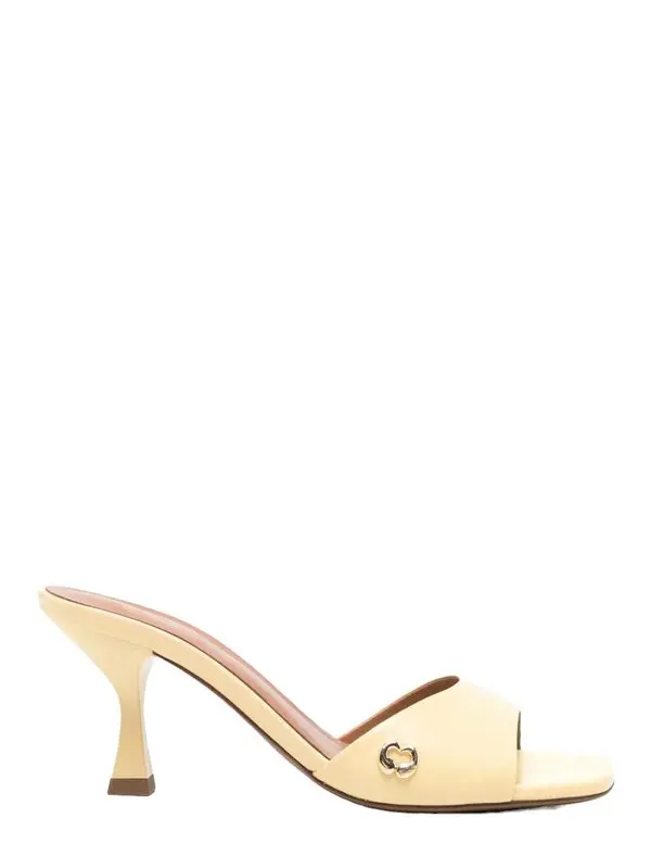Maje Ornament Heeled Sandals - Neutrals