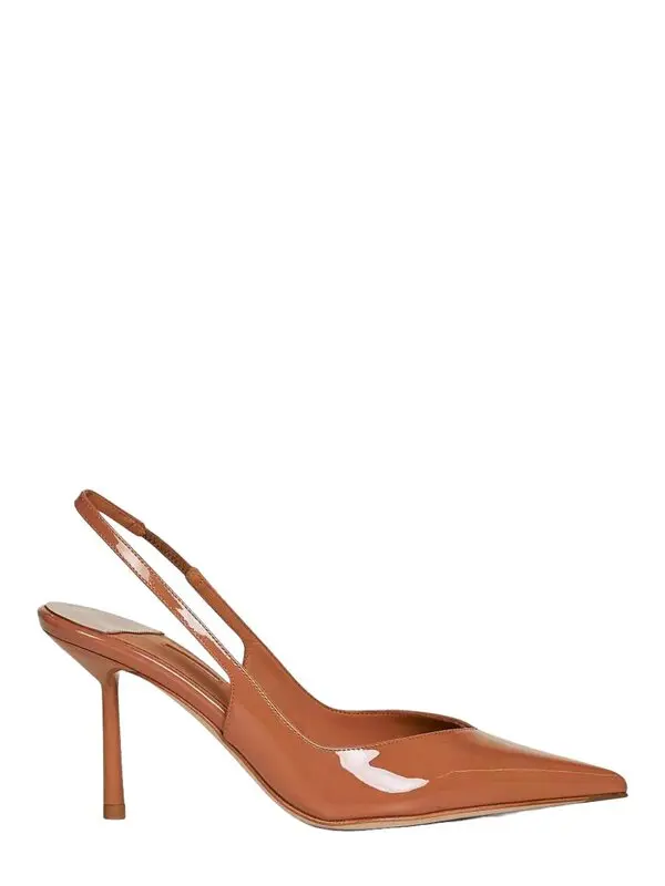 LE SILLA Ankle-strap Pointed Sandals - Brown