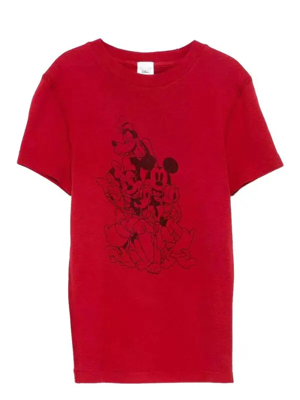 RE/DONE X Disney Graphic-print T-shirt - Red