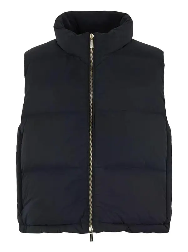 MOORER Padded Sleeveless Gilet - Blue