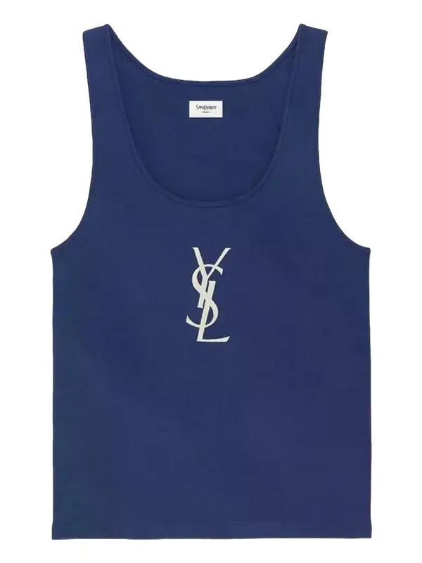 Saint Laurent Logo Top - Blue