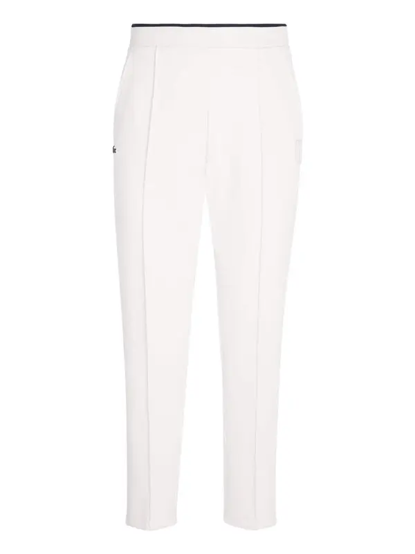 Lacoste Straight-leg Sweatpants - White