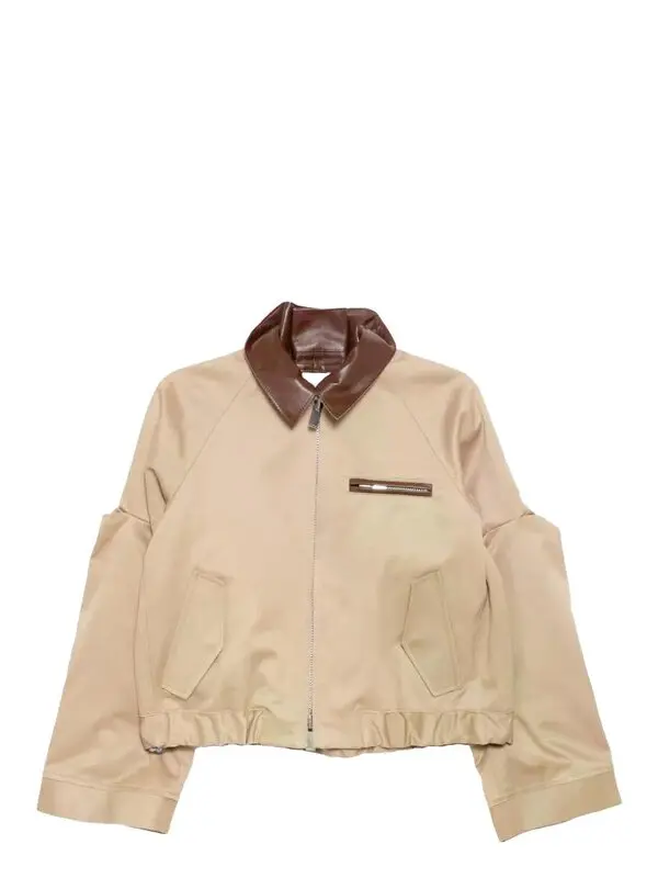 Sacai Collared Jacket - Neutrals