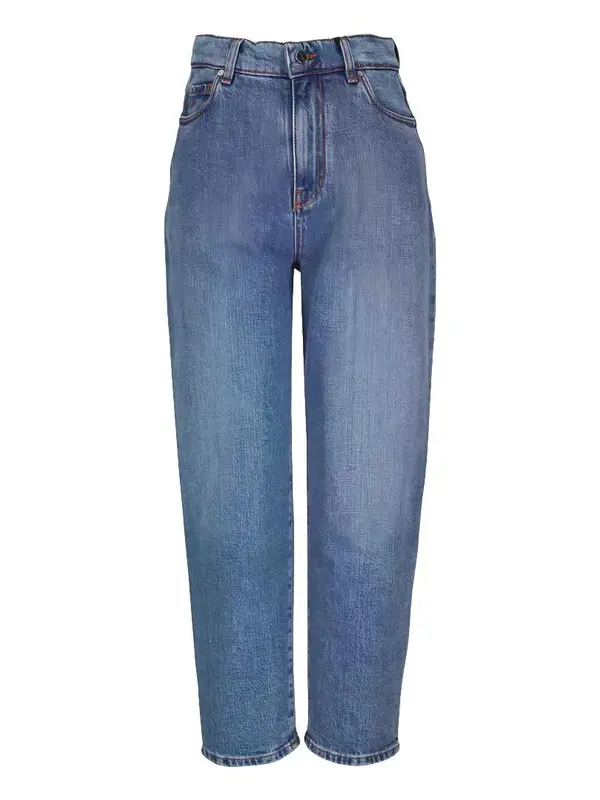 Kiton Button-fastening Straight Leg Jeans - Blue