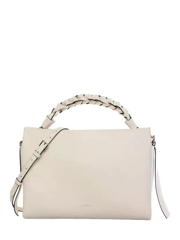 COCCINELLE Boheme Braided-handle Tote Bag - Neutrals