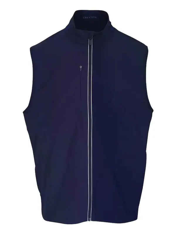 Greyson Zip-up Gilet - Blue