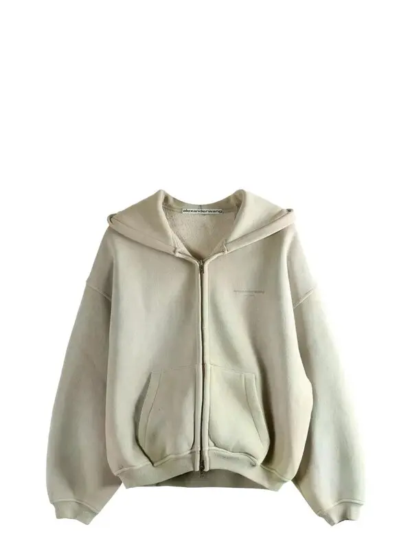 Alexander Wang Zip-up Hoodie - Neutrals
