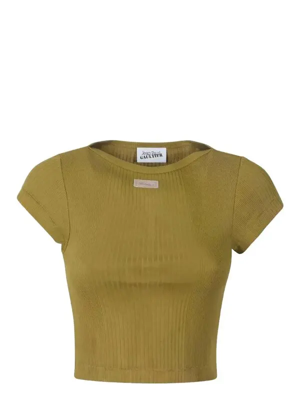 JEAN PAUL GAULTIER Ribbed Patch T-shirt - Green