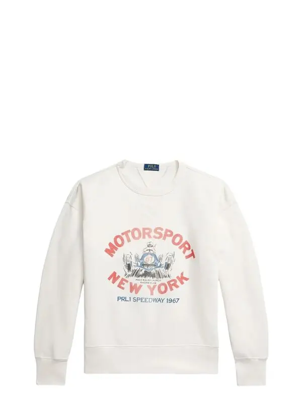 Polo Ralph Lauren Long-sleeve Motorsport Crewneck Sweatshirt - Nevis