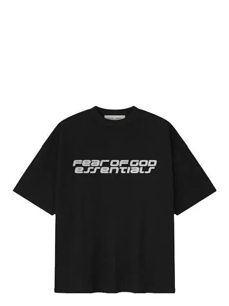 Fear Of God Essentials Ponte 90's Tee Shirt - Vintage Black
