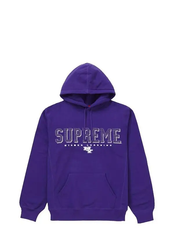 Supreme Gems Hooded Sweatshirt - Purple