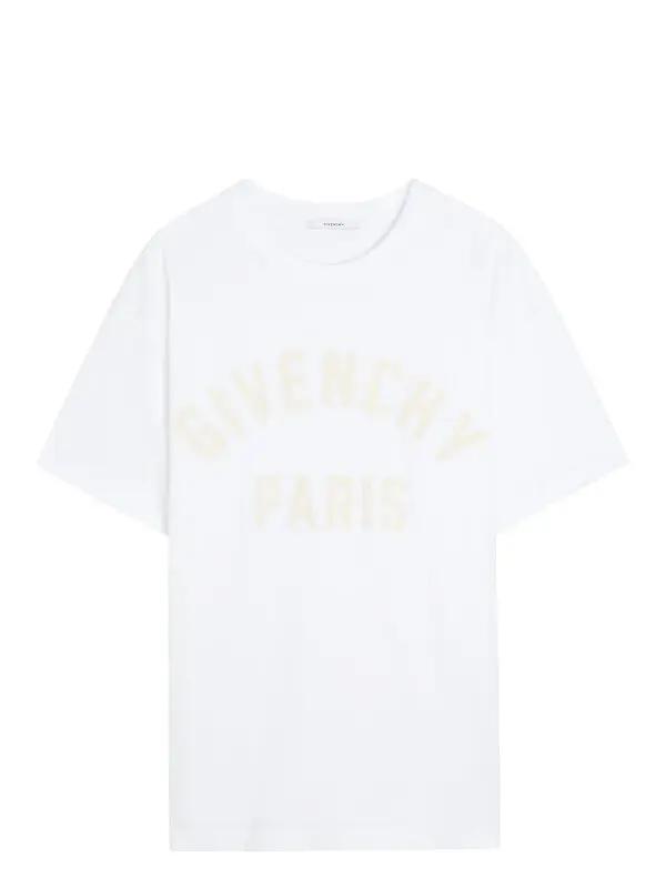Givenchy Logo-appliquéd Cotton T-shirt - White