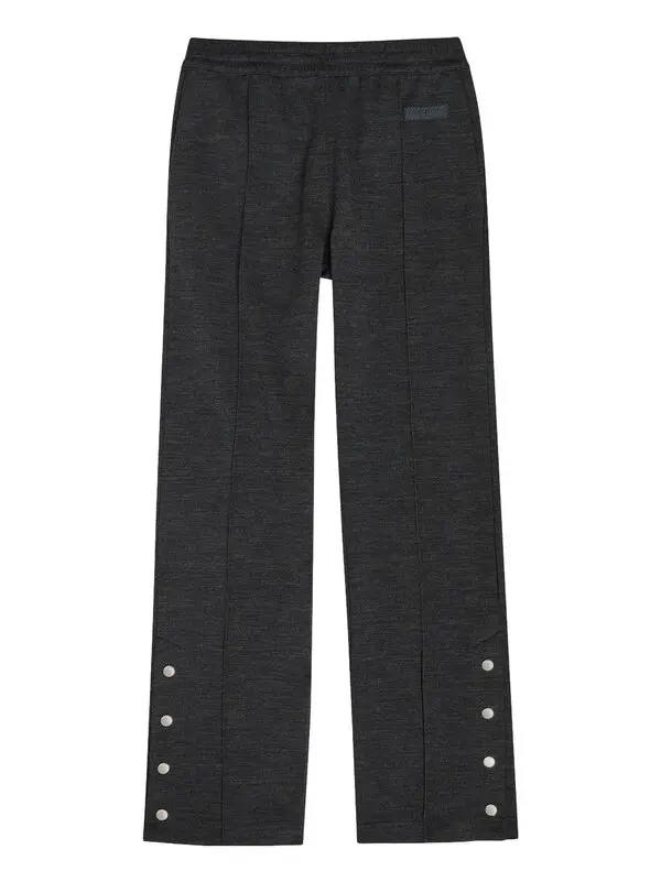 Givenchy Logo-appliquéd Straight-leg Track Pants - Grey