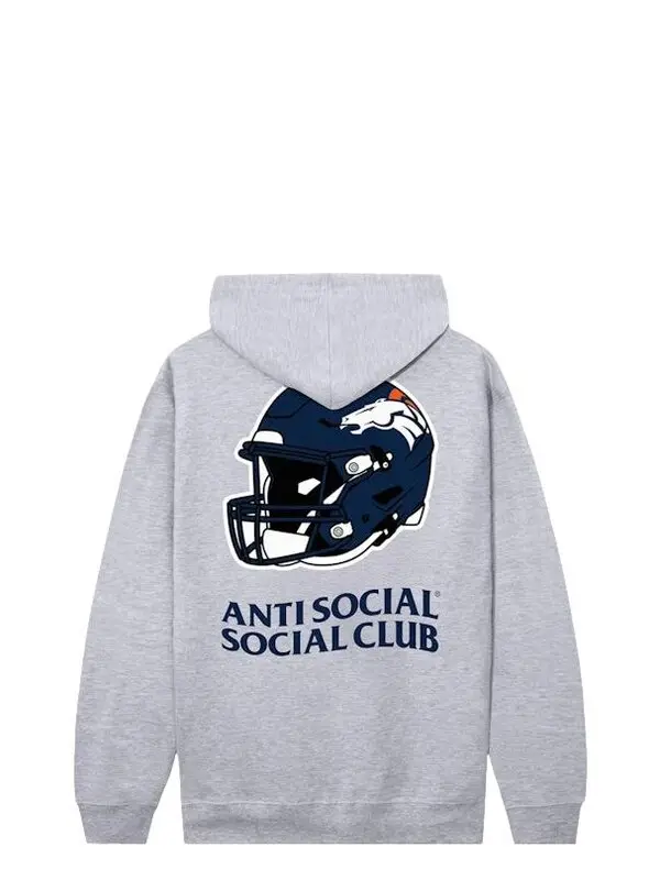 ANTI SOCIAL SOCIAL CLUB X Denver Broncos Impact Hoodie - Grey