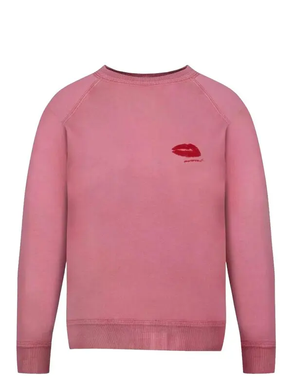 Isabel Marant Millyny Lip-print Sweater - Pink