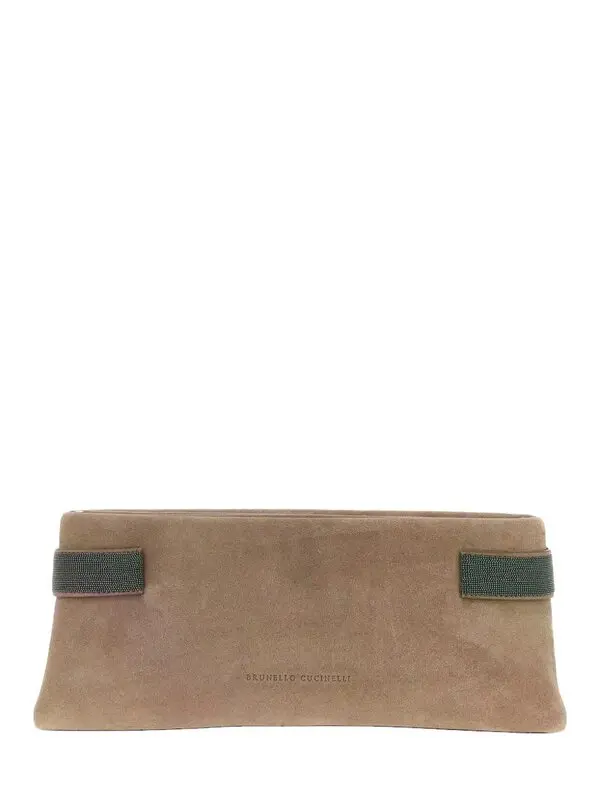 Brunello Cucinelli Essence Clutch Bag - Neutrals
