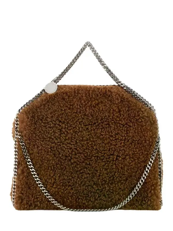 Stella McCartney Falabella Faux-shearling Tote Bag - Brown