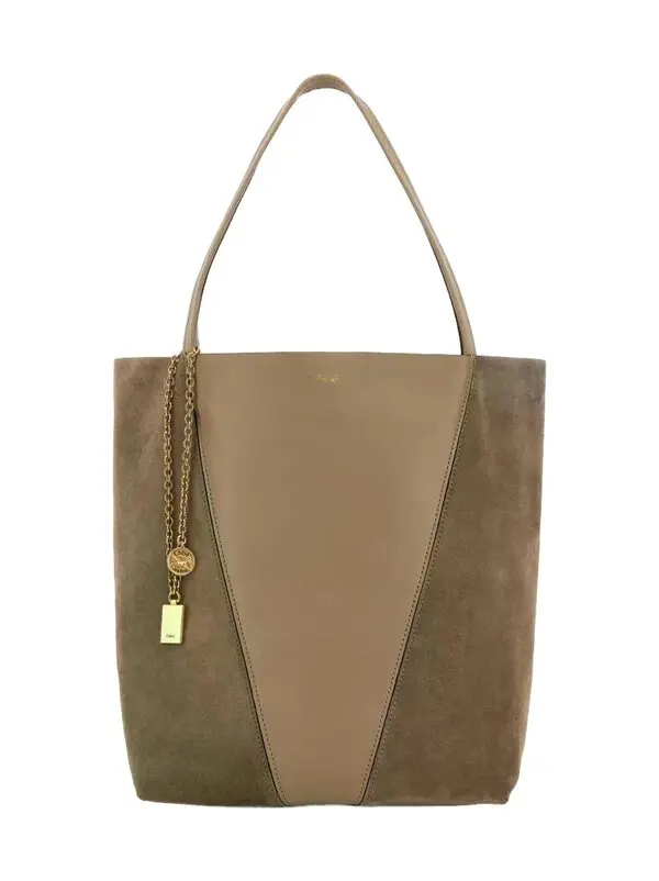 Chloé Paneled Tote Bag - Neutrals