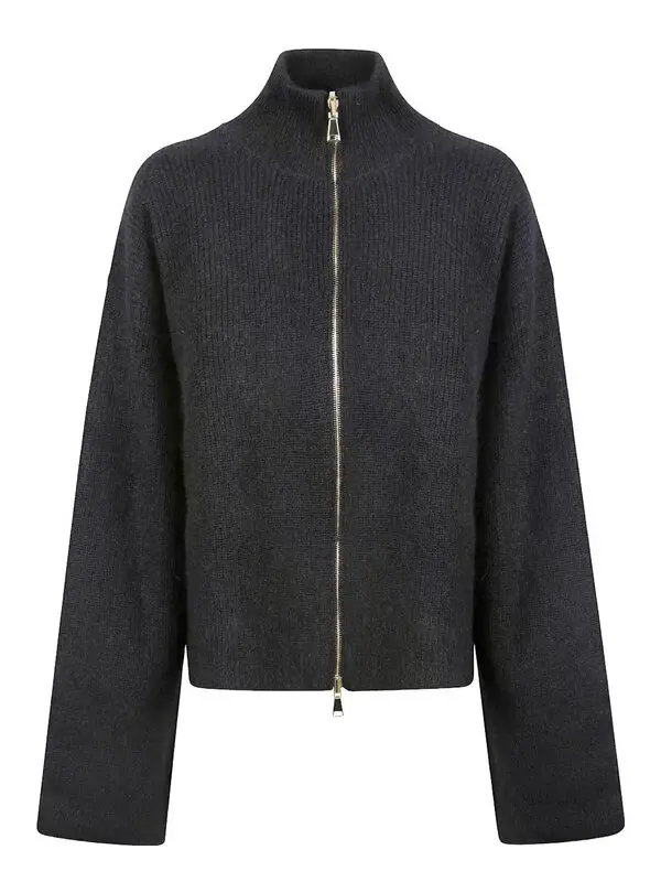 Fabiana Filippi Zip Knitted Jacket - Grey