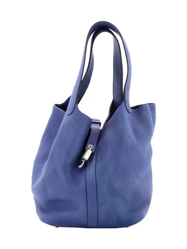 Hermès Picotin Lock Mm Bucket Bag - Blue