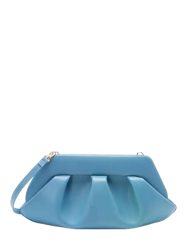 THEMOIRE Bios Gathered Clutch Bag - Blue
