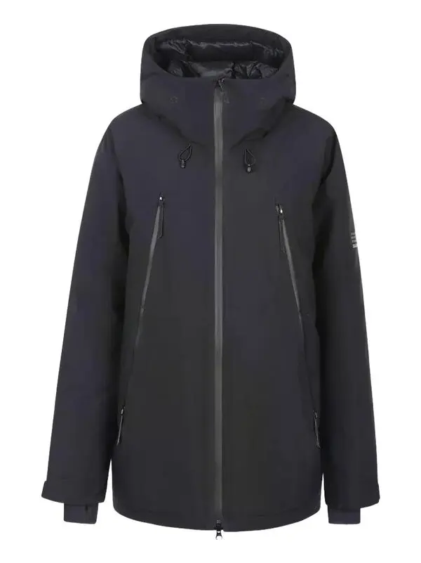 MAISON MARGIELA Hooded Zip Coat - Black
