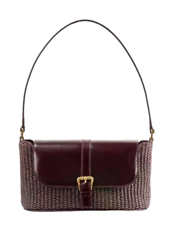 By Far Miranda Flap Shoulder Bag - Brown
