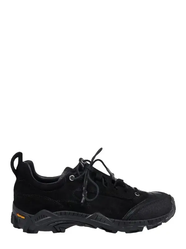 Our Legacy Gabe Leather Lace-up Sneakers - Black