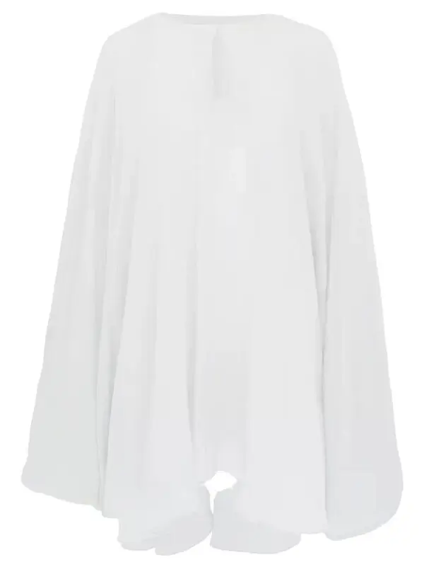 AZLEE Naya Cut-out Mini Dress - White