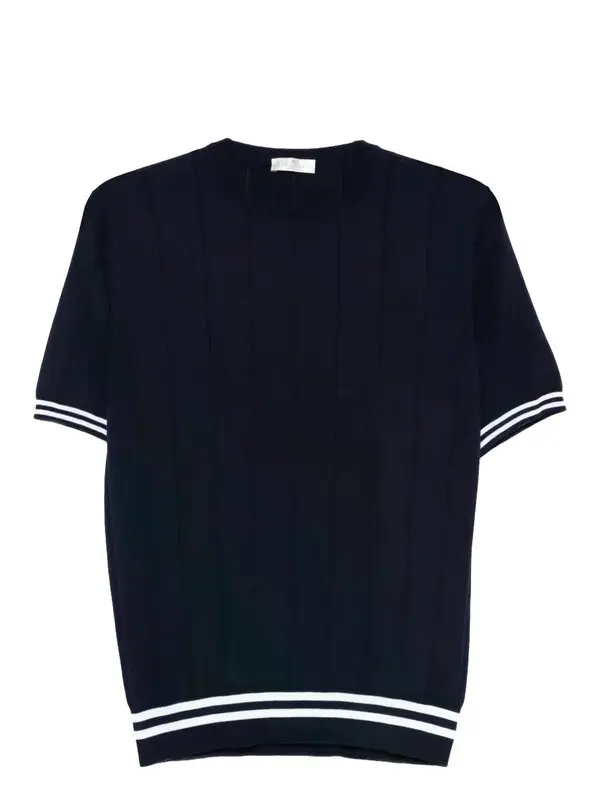 PANICALE Striped T-shirt - Blue